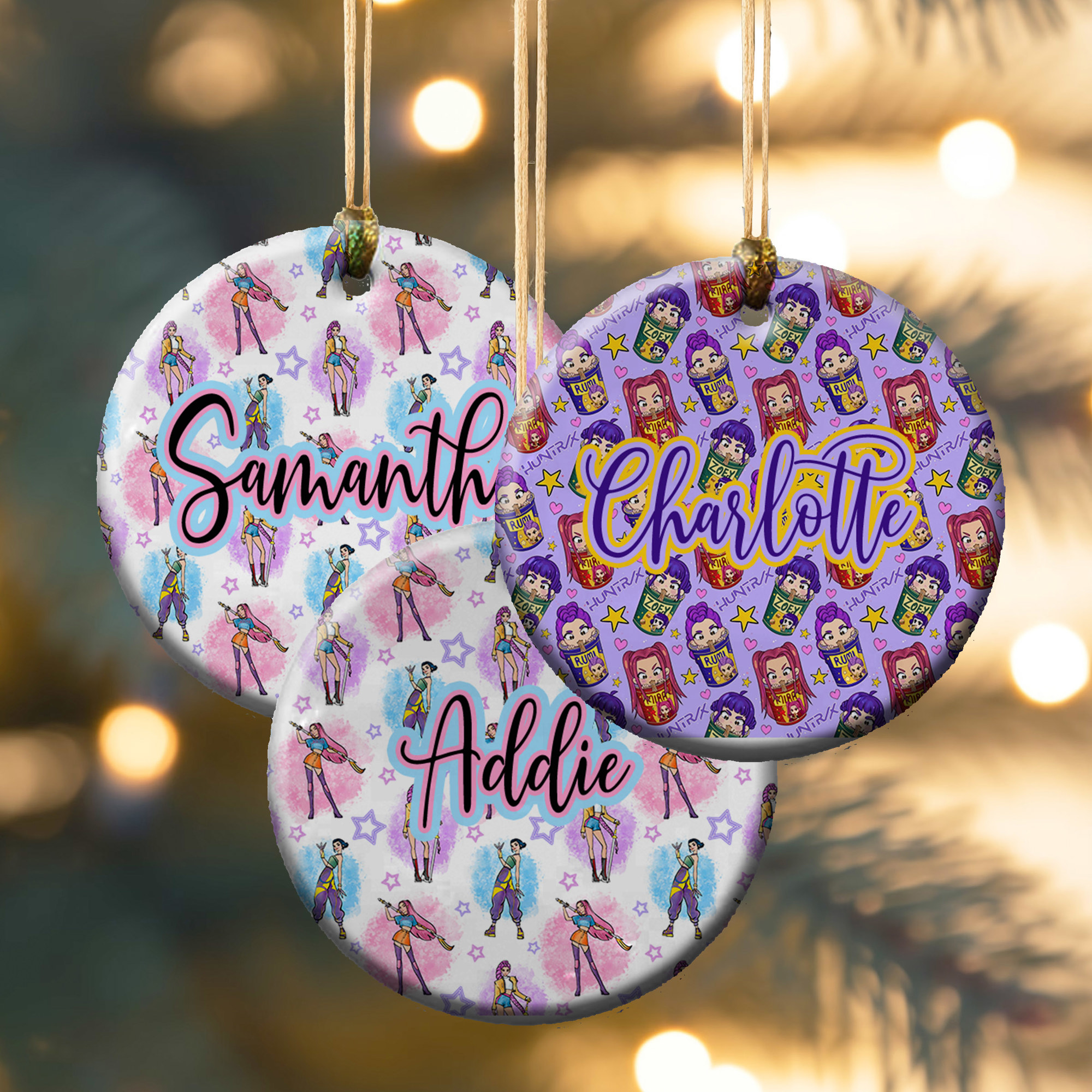 Kpop Demon Hunters Personalized Ornaments | Jane.com